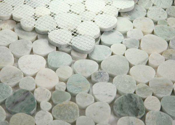 Elysium - Aphrodite Green Marble Mosaic - Floorzz