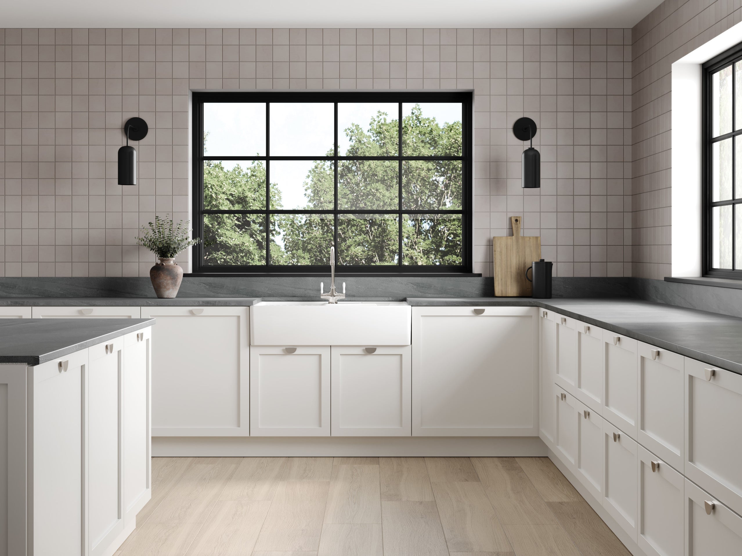 Bedrosians - Arrowhead - 10" x 60" Matte Glazed Porcelain Tile - Natur ...