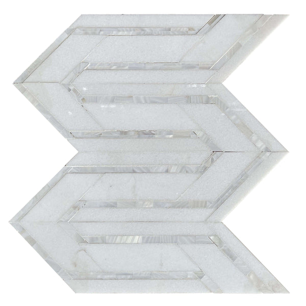 Rickert Tile - Legend Thassos w/ White Pearl - Floorzz