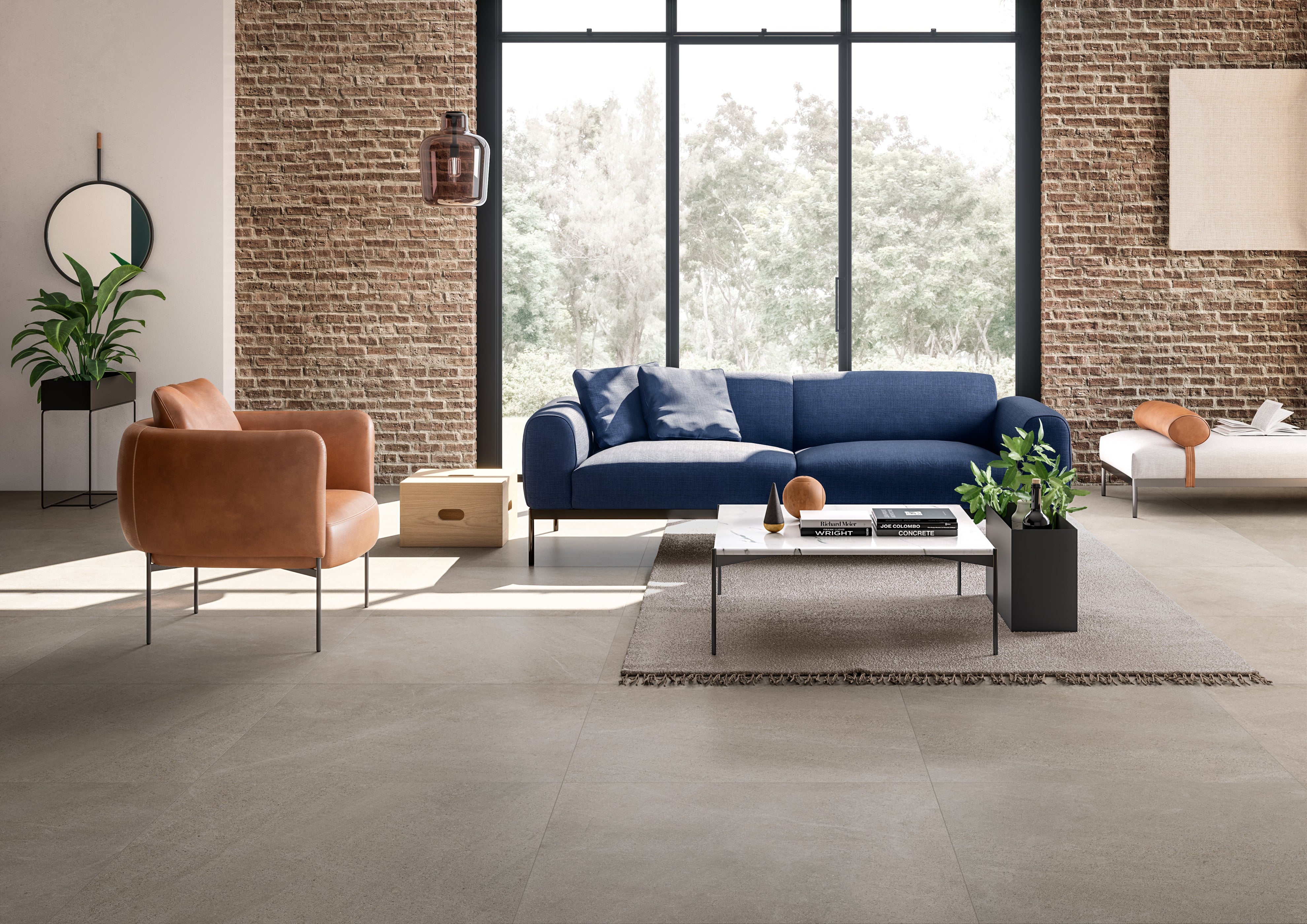 Tesoro - Yosemite Series - 24 in. x 24 in. Rectified Porcelain Tile ...