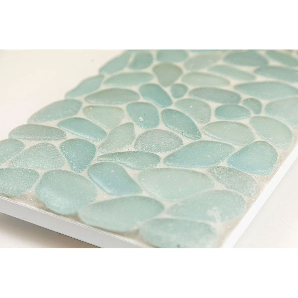 Ceramica - Liquid Rocks - Glass Wall Tile - Aqua Blue — Floorzz