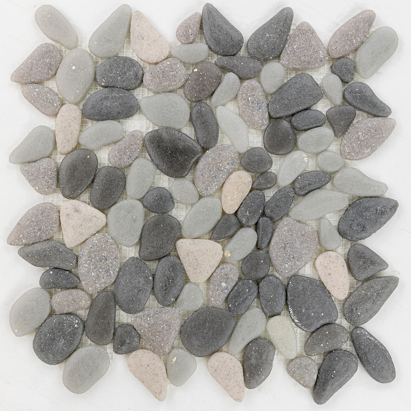 Ceramica - Liquid Rocks - Glass Wall Tile - Pebble Beach — Floorzz