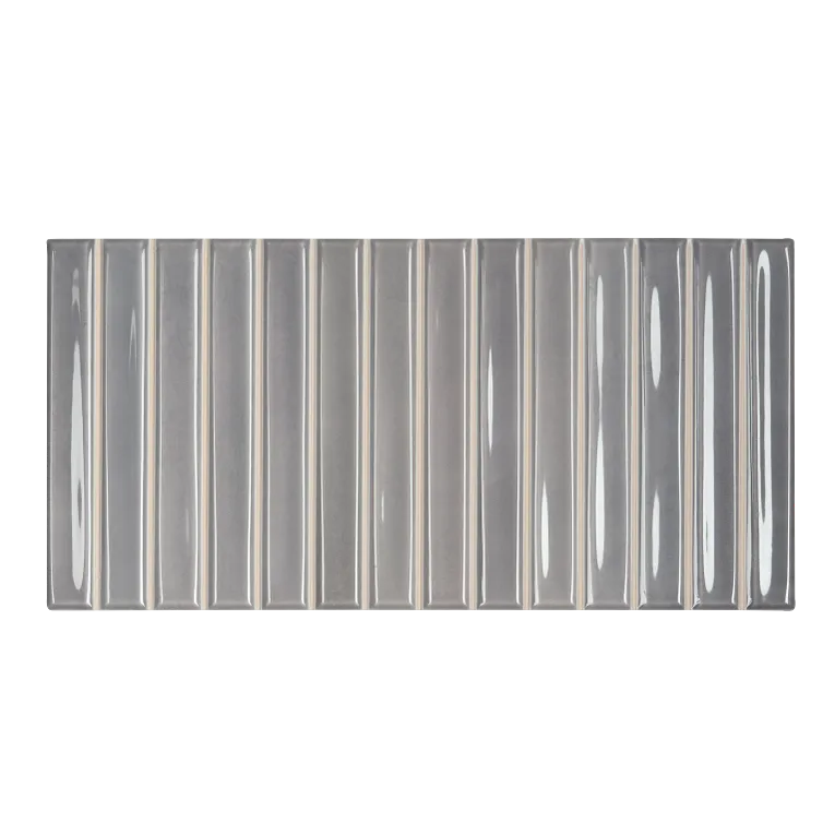 Arizona Tile - Flash Bars 5x10 Glossy Ceramic Mosaic - Cool Grey — Floorzz
