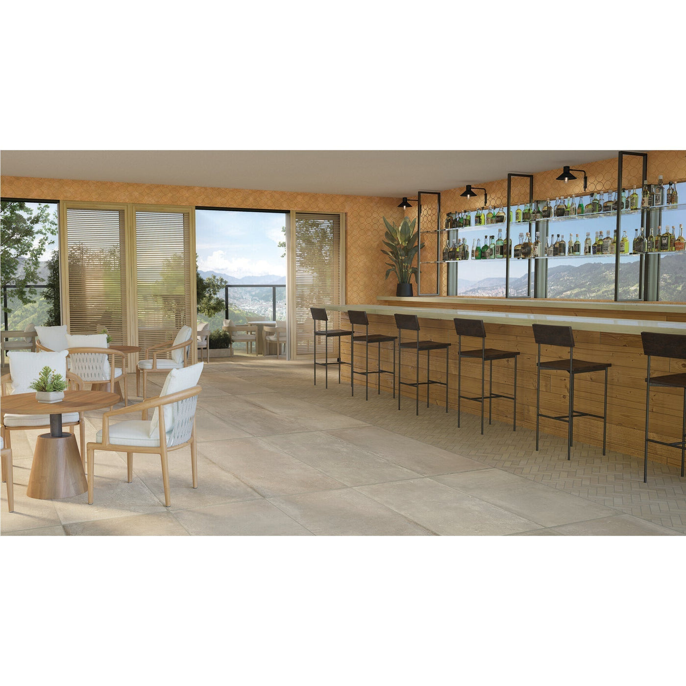 Daltile - Rekindle 12 in. x 24 in. Colorbody Porcelain Tile - Beige ...