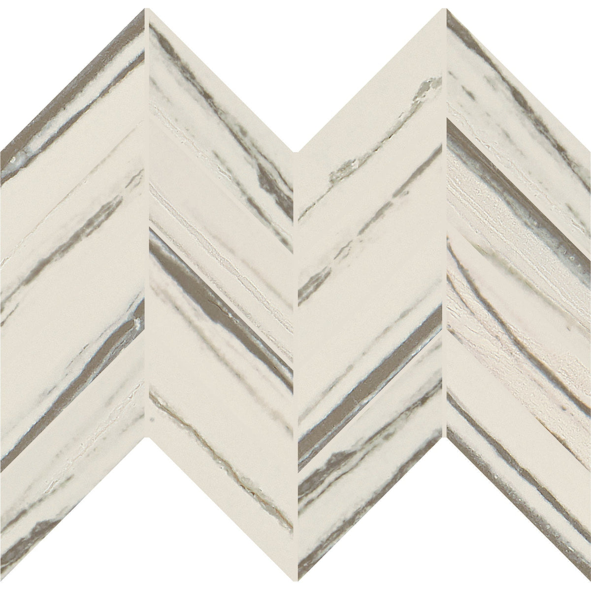Daltile - Vertuo 2 in. x 5 in. Colorbody Porcelain Chevron Tile - Stri ...