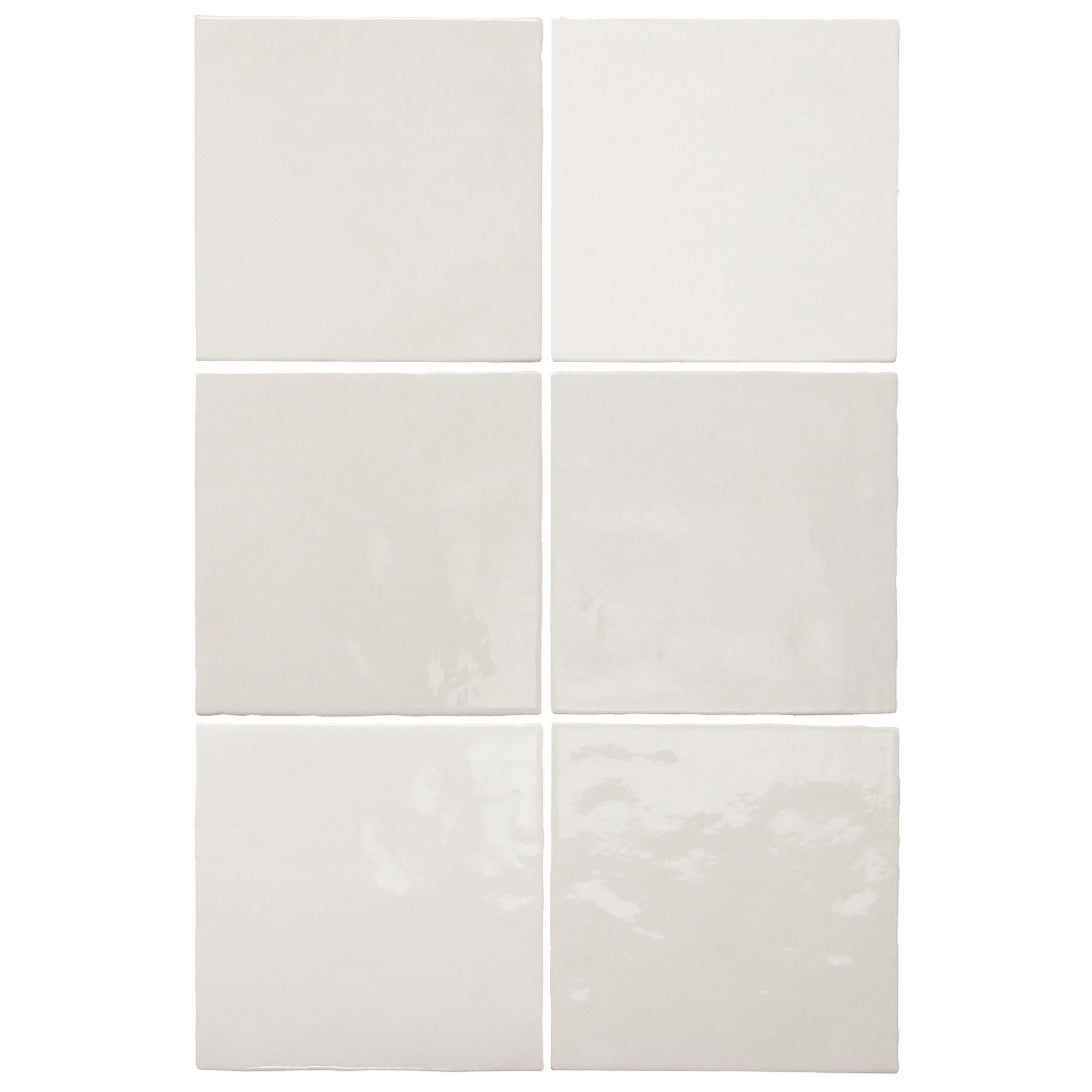 Equipe - Artisan Collection - 5" x 5" Wall Tile - White — Floorzz