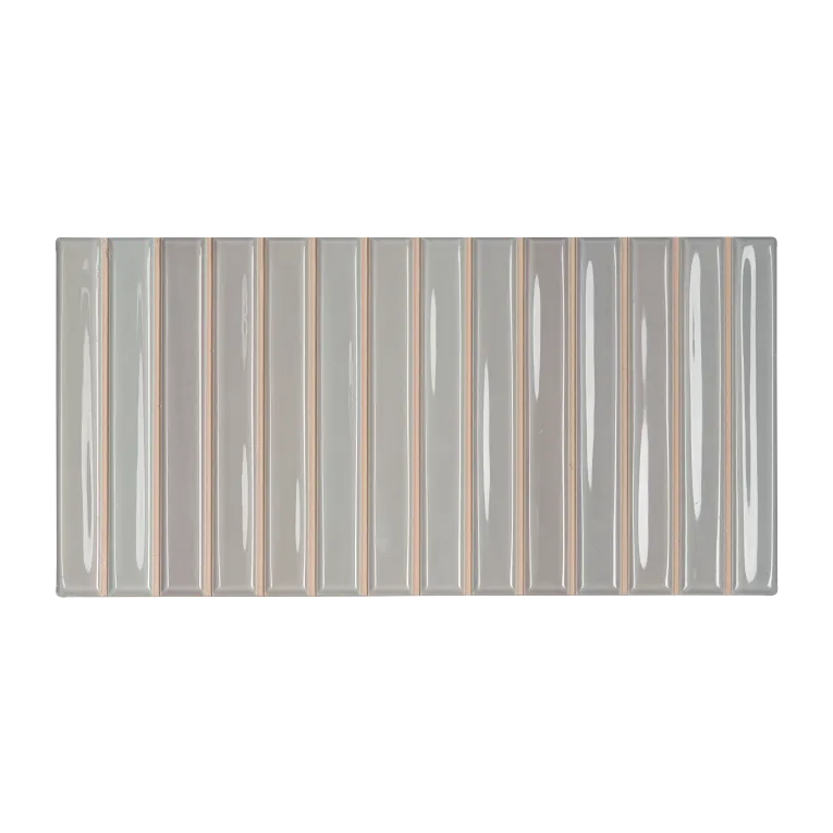 Arizona Tile - Flash Bars 5x10 Glossy Ceramic Mosaic - Lead — Floorzz