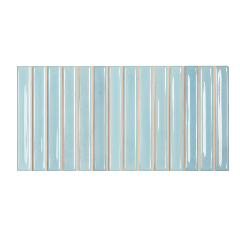 Arizona Tile - Flash Bars 5x10 Glossy Ceramic Mosaic - Light Blue — Floorzz