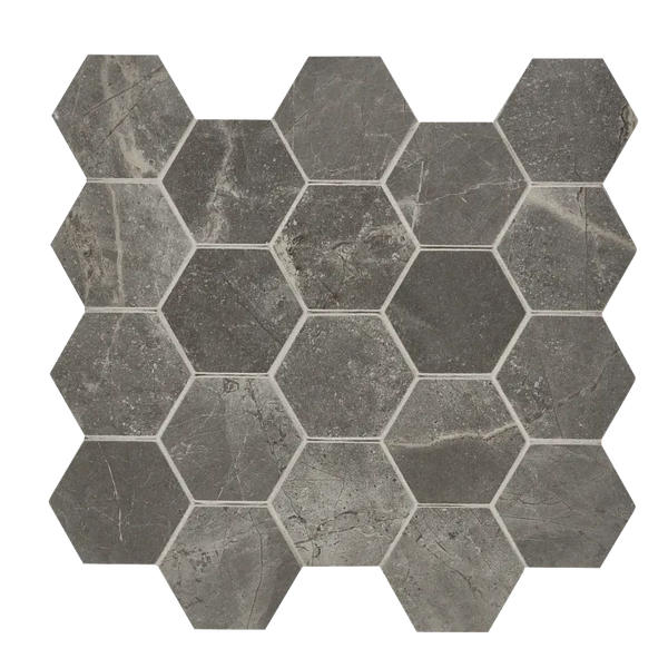 Arizona Tile - Marvel - Small Hex Mesh - Rectified Porcelain Mosaic ...