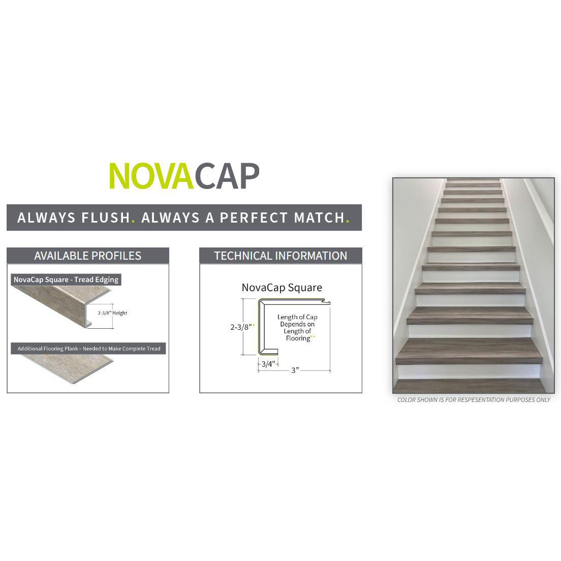 NovaFloor - Novacap - Stair Cap — Floorzz