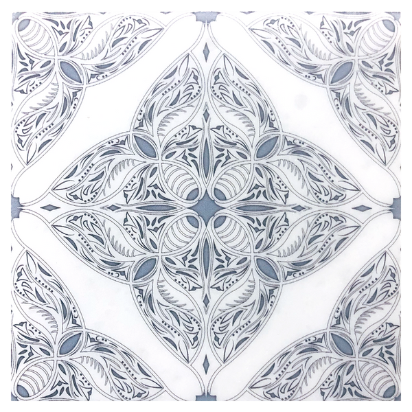 DW Tile & Stone - Painted Marble Series 6 in. x 6 in. Marble Tile - PM ...