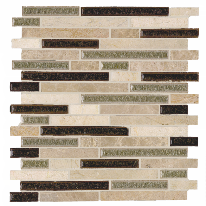 Soci Tile - Random Brick Mosaic - Amaretti Blend — Floorzz