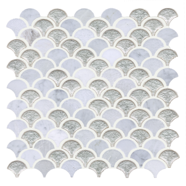 Soci Tile - Fan Pattern - Alps Blend — Floorzz