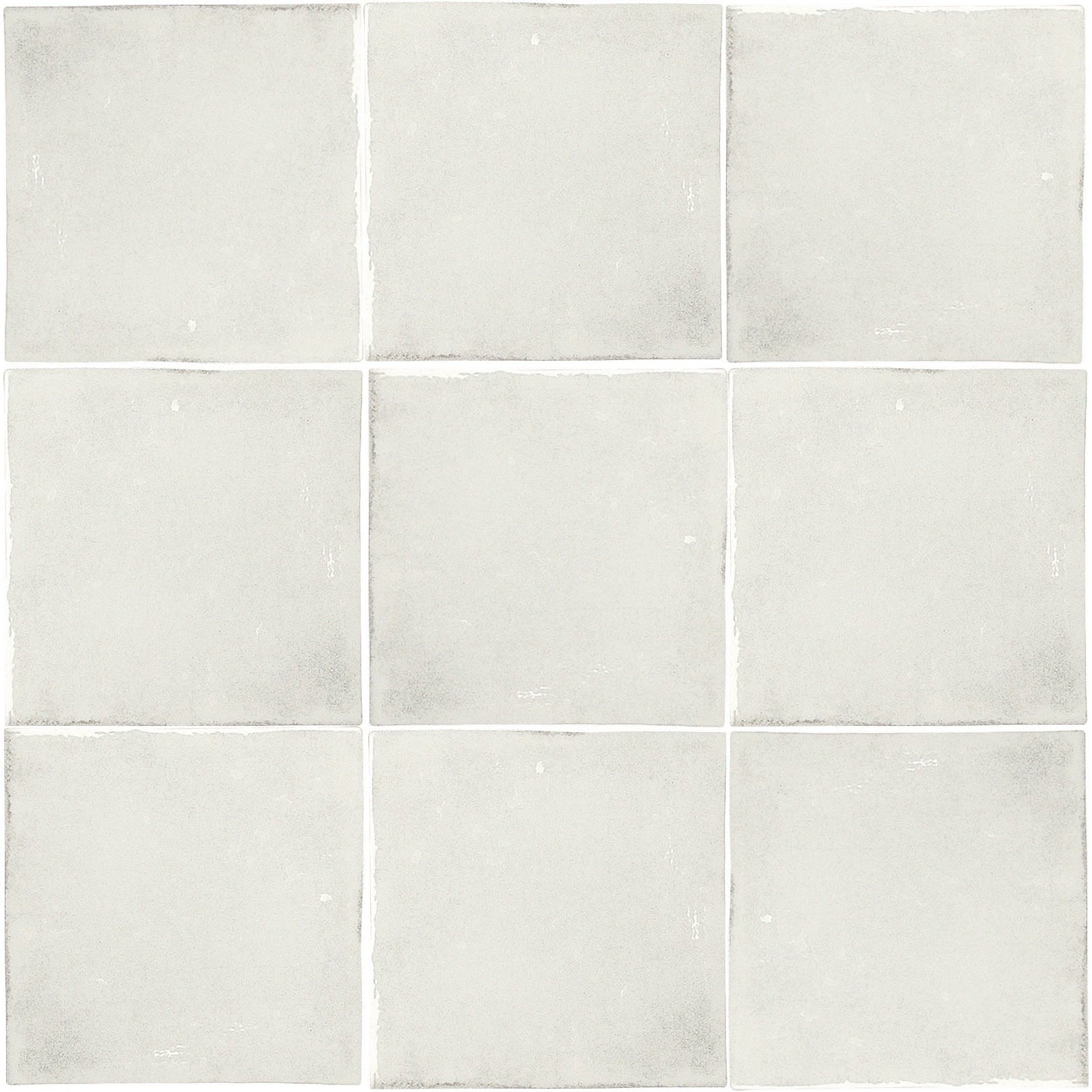 Soci Tile - Savannah 4" x 4" - White Glossy — Floorzz