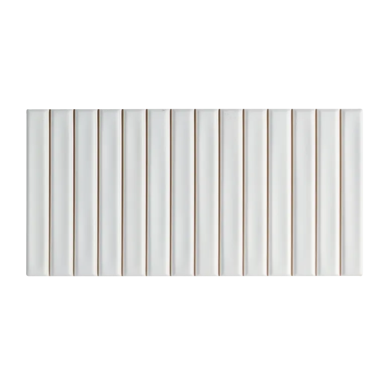 Arizona Tile - Spark Bars 5x10 Matte Ceramic Mosaic - White — Floorzz