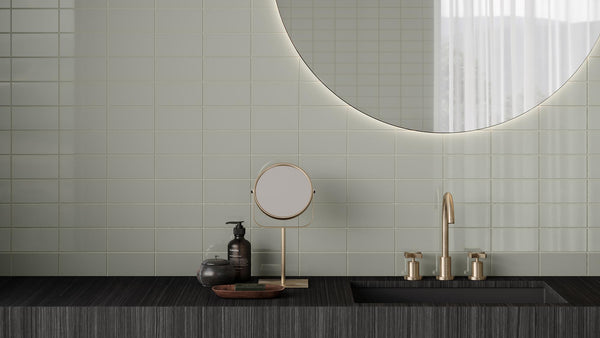 Tesoro Collection - Soho Series - 4 in. x 16 in. Wall Tile - Glossy So ...