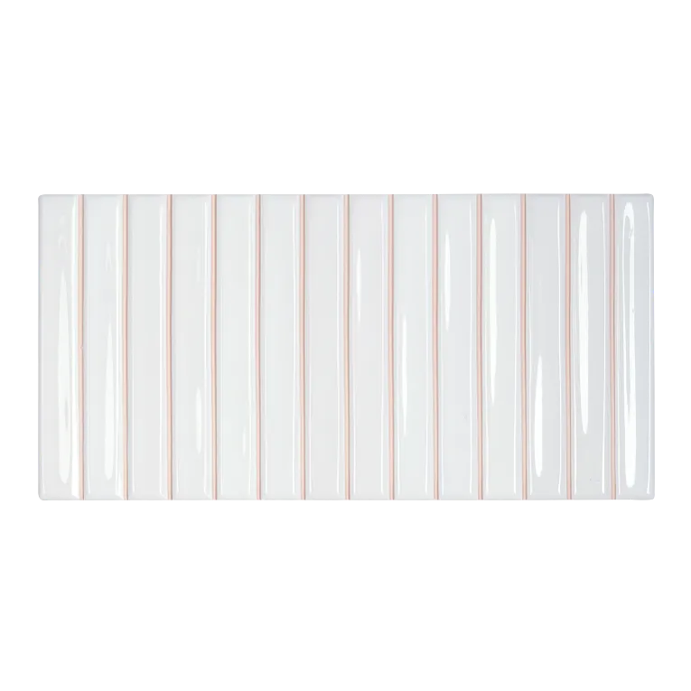 Arizona Tile - Flash Bars 5x10 Glossy Ceramic Mosaic - White — Floorzz