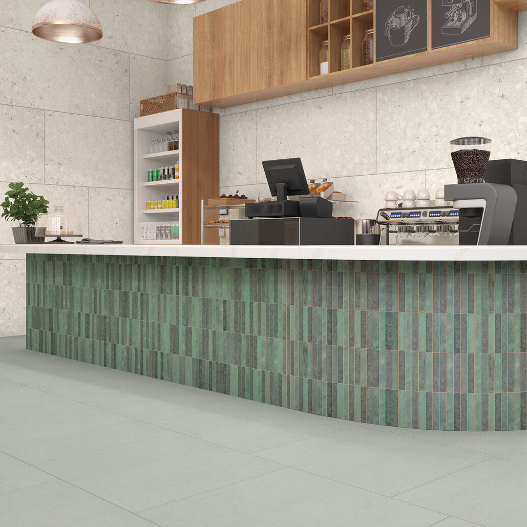 Daltile - Outlander 24 in. x 48 in. Porcelain Tile - Palazzo Moonlight ...
