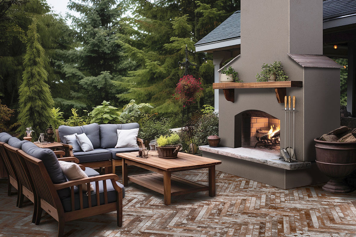 MSI - Brickstone 2 in. x 18 in. Porcelain Tile - Rustique Red — Floorzz