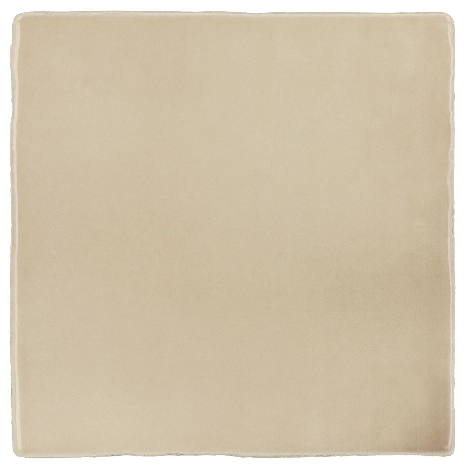 Bellagio - Manacor Collection - 4" x 4" Ceramic Tile - Beige Argile ...
