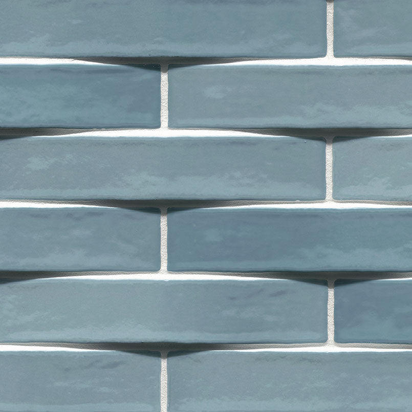 MSI - Convex 2 in. x 10 in. Ceramic Wall Tile - Acqua — Floorzz