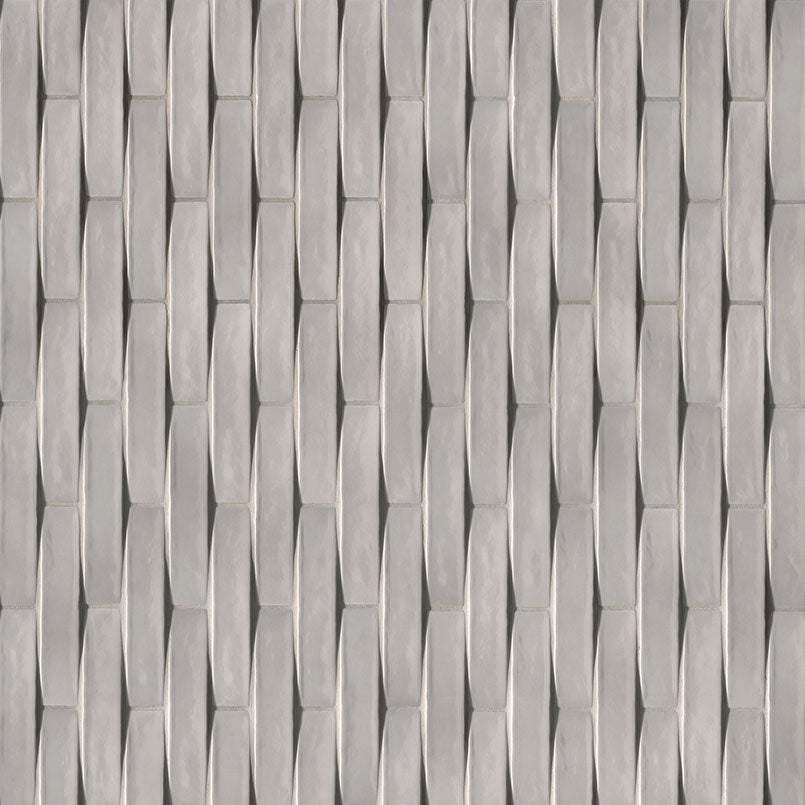 MSI - Convex 2 in. x 10 in. Ceramic Wall Tile - Ash — Floorzz