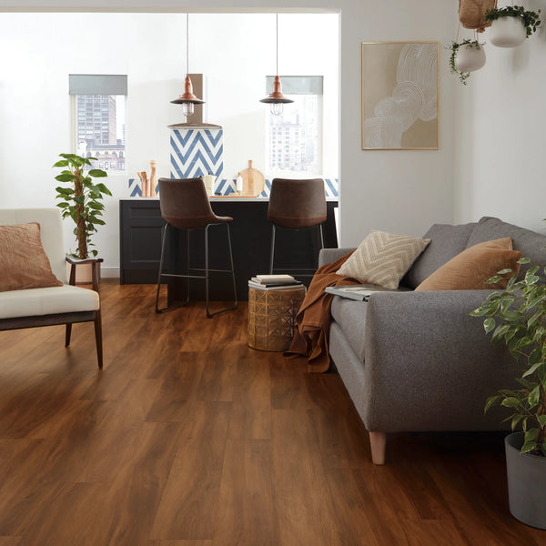 Karndean Korlok Reserve 48 in. x 7 in. Luxury Vinyl Tile - Marron Elm ...