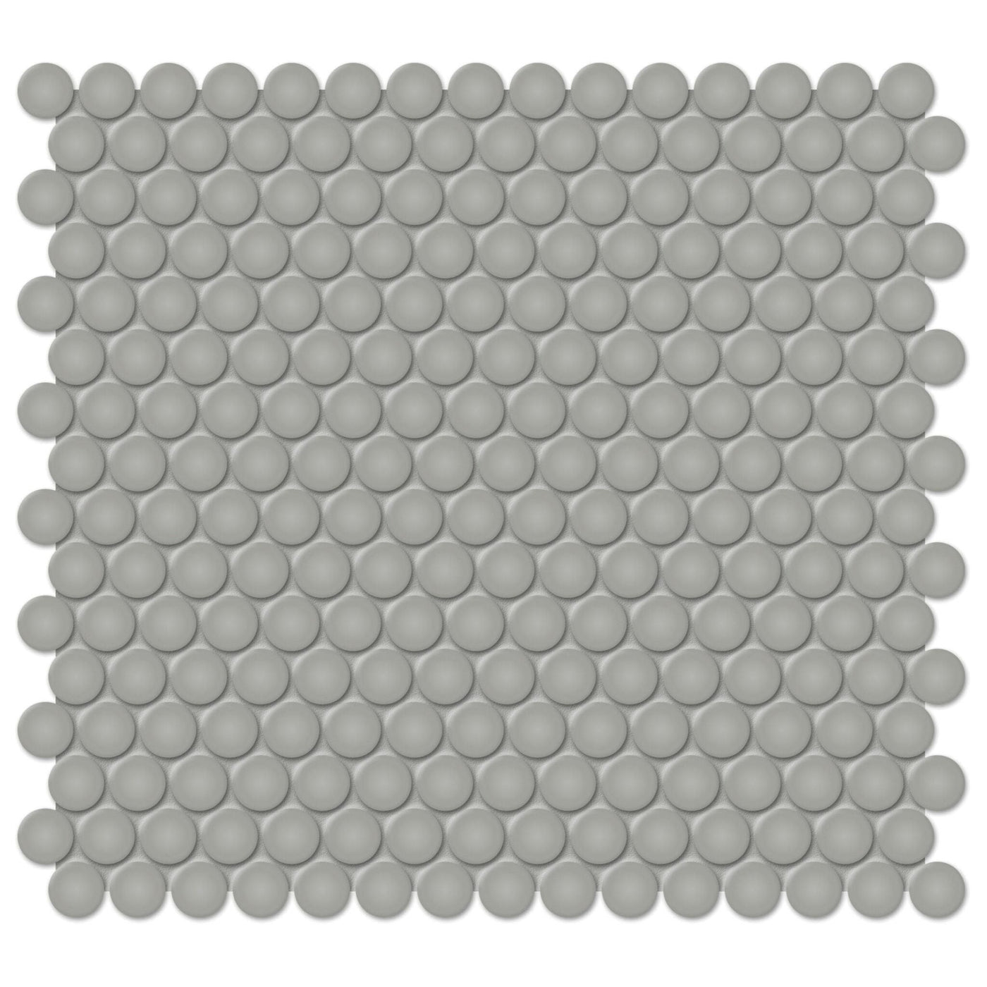 Tesoro Collection - Soho Series - 0.75 in. Penny Mosaic - Glossy Cemen ...
