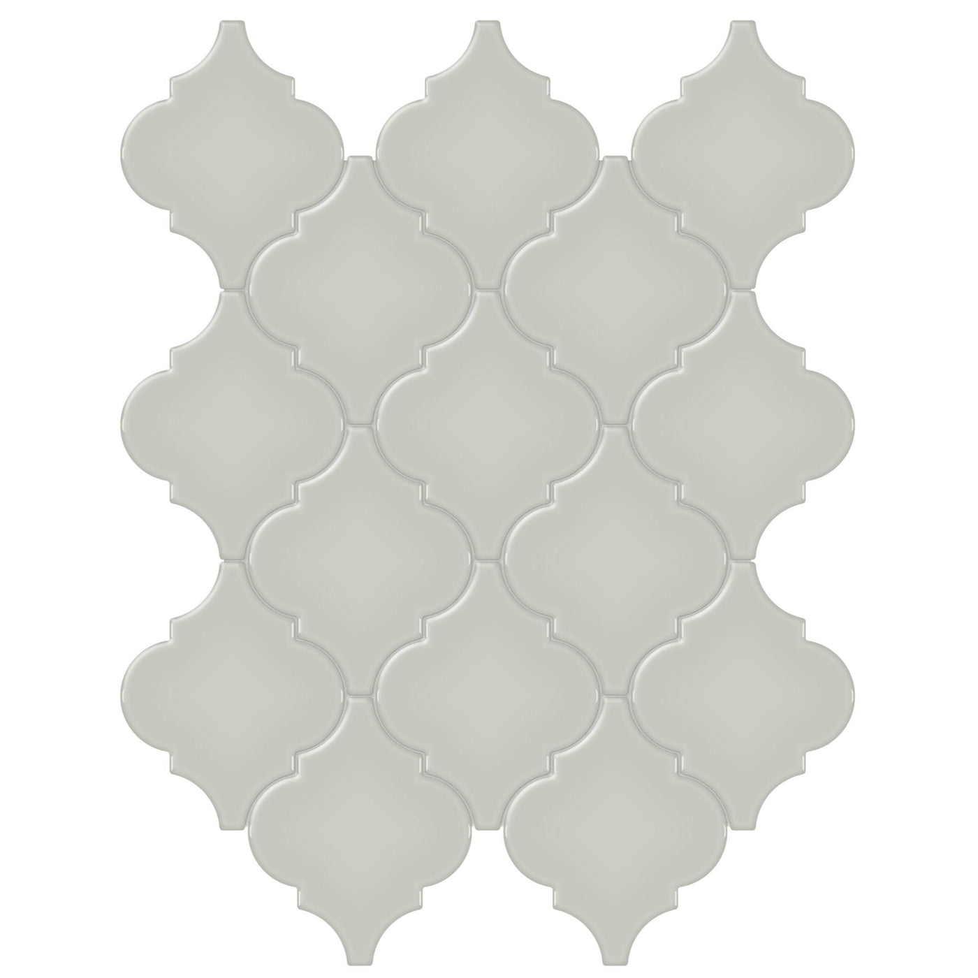 Tesoro Collection - Soho Series - Arabesque Mosaic - Glossy Soft Sage ...