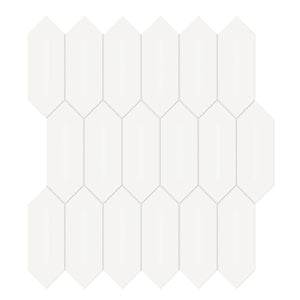 Tesoro Collection - Soho Series - 2 in. x 5 in. Picket Mosaic - Glossy ...