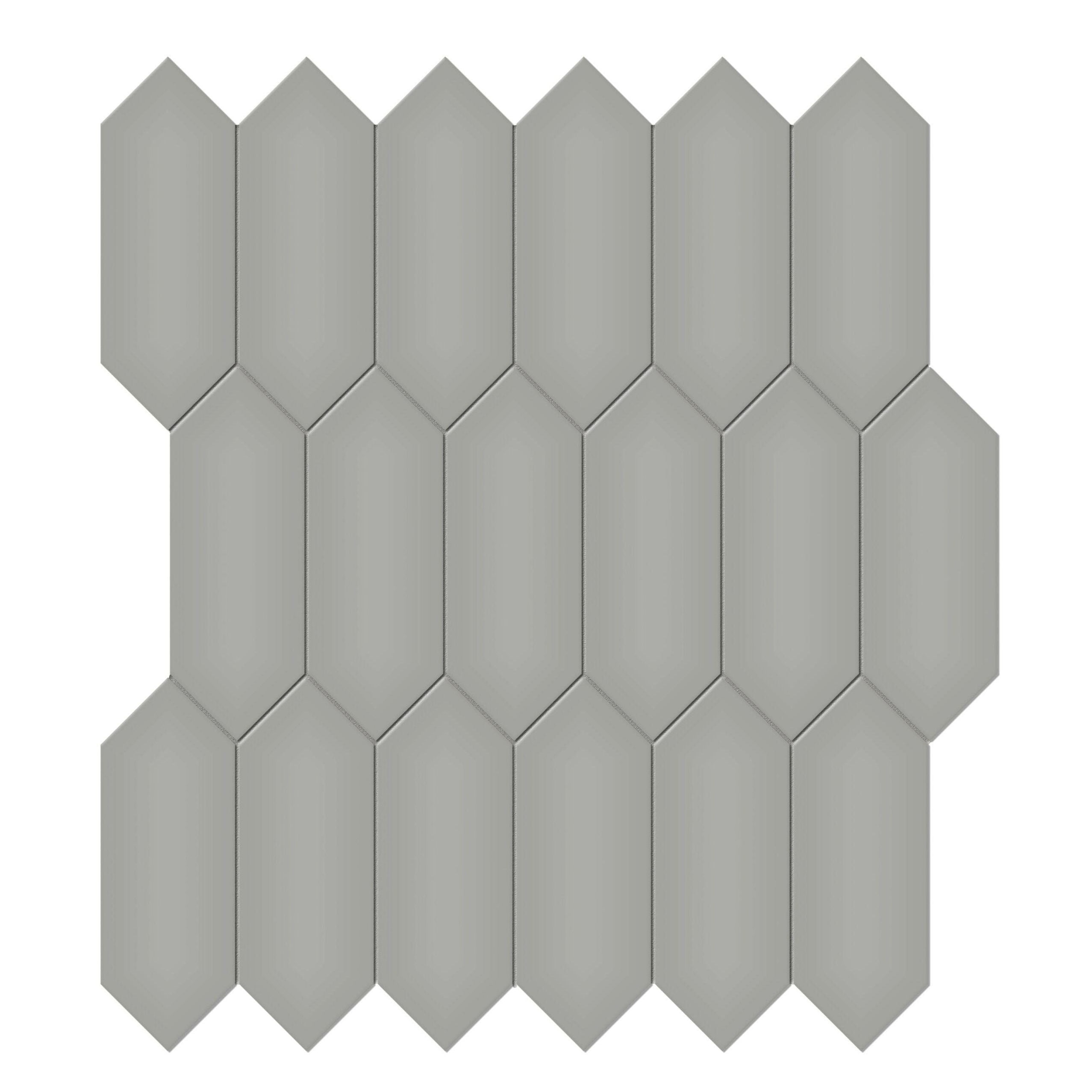 Tesoro Collection - Soho Series - 2 in. x 5 in. Picket Mosaic - Glossy ...