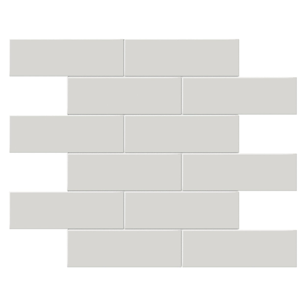 Tesoro Collection - Soho Series - 2 in. x 6 in. Brick Mosaic - Glossy ...