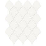 Tesoro Collection - Soho Series - Scallop Mosaic - Canvas White — Floorzz