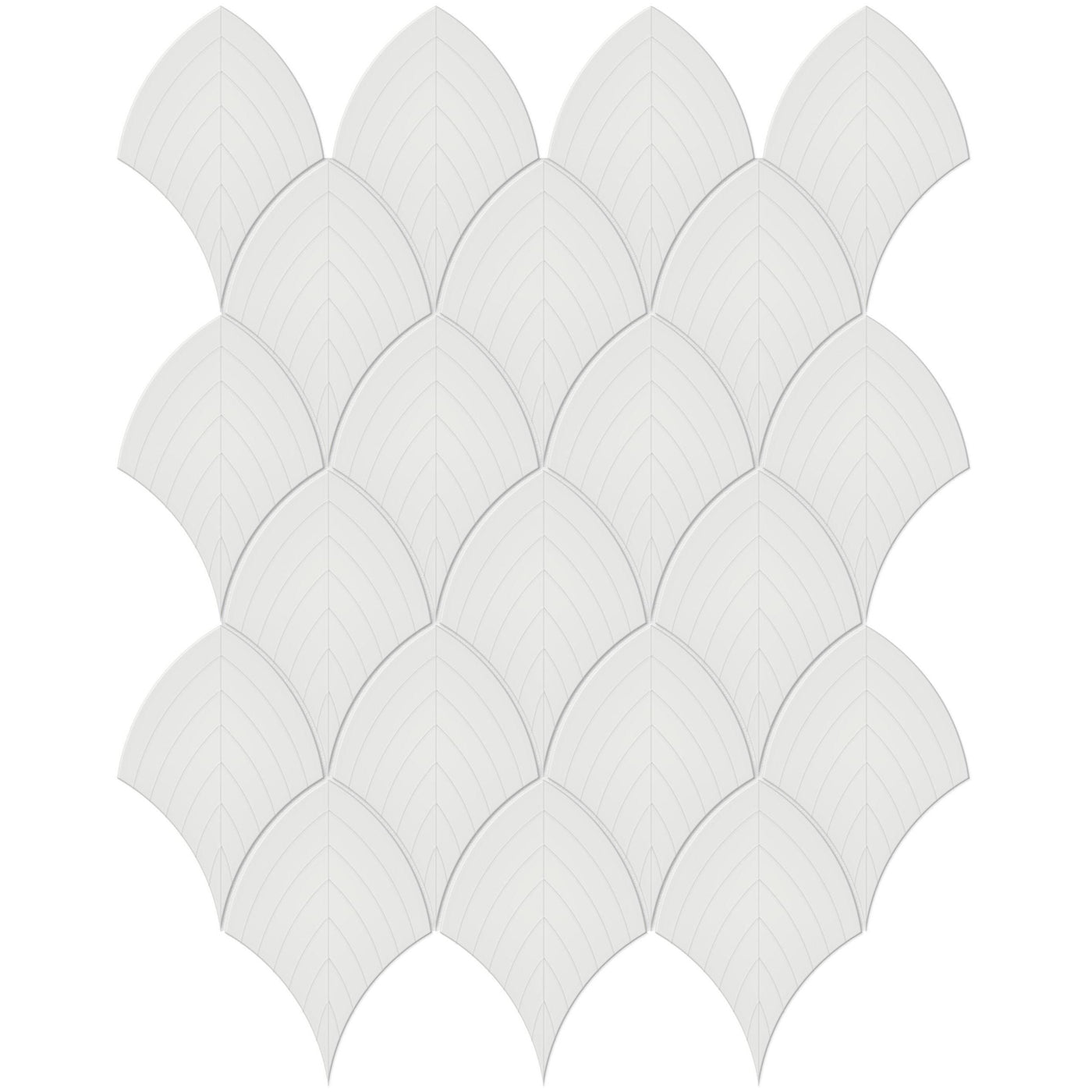 Tesoro Collection - Soho Series - Scallop Mosaic - Vintage Grey — Floorzz