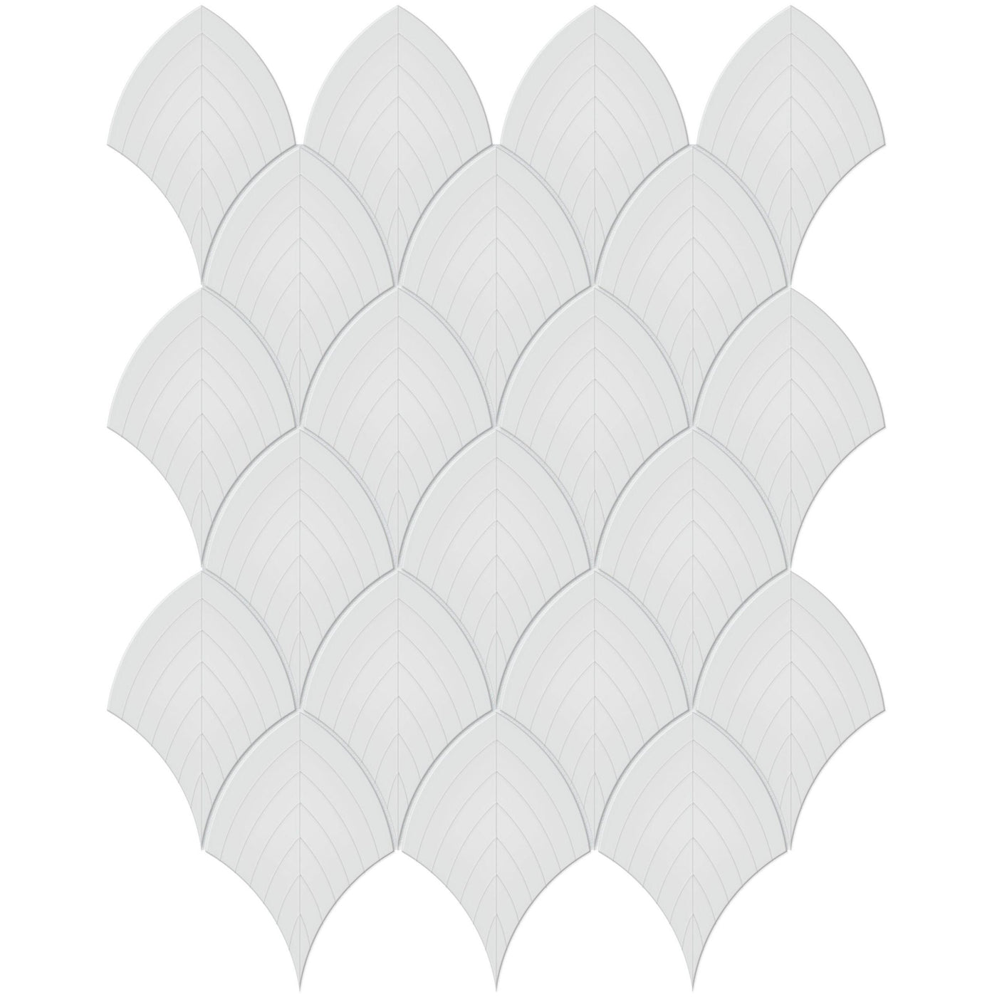 Tesoro Collection - Soho Series - Scallop Mosaic - Gallery Grey — Floorzz