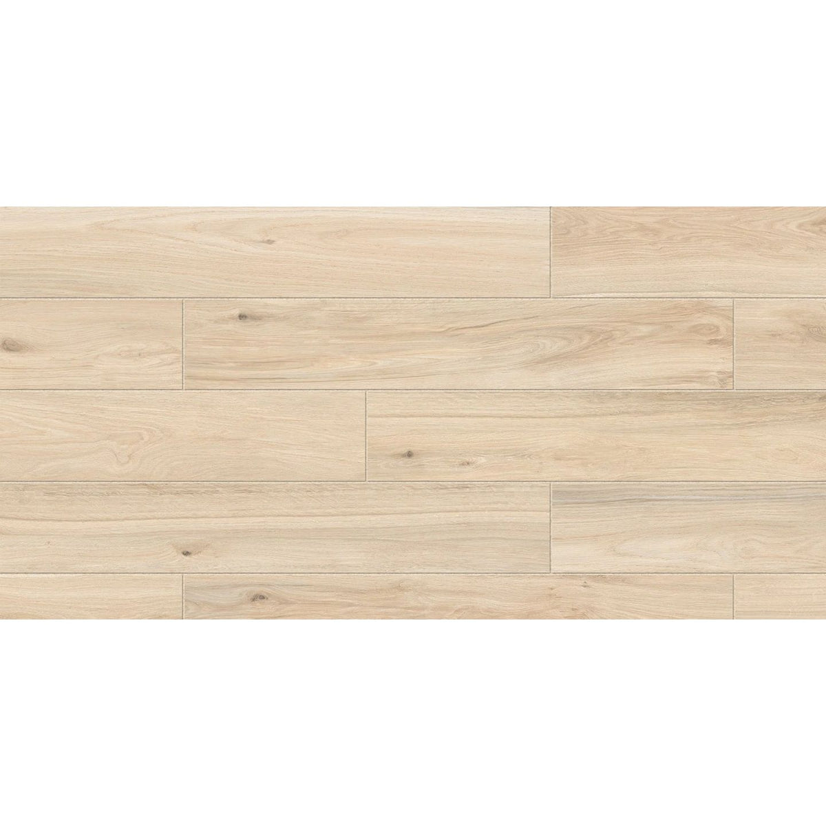 Milestone - Native Series - 8" x 48" Wood Look Porcelain Tile - Birch ...