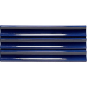 Emser Tile - Tubage - 7" x 16" Glazed Porcelain Tile - Navy — Floorzz