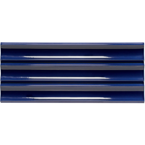 Emser Tile - Tubage - 7" x 16" Glazed Porcelain Tile - Navy - Floorzz