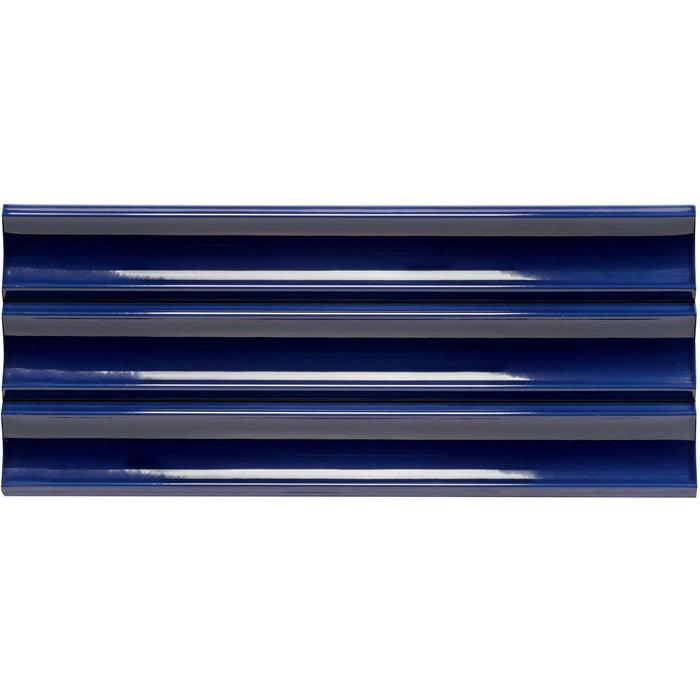 Emser Tile - Tubage - 7" x 16" Glazed Porcelain Tile - Navy — Floorzz