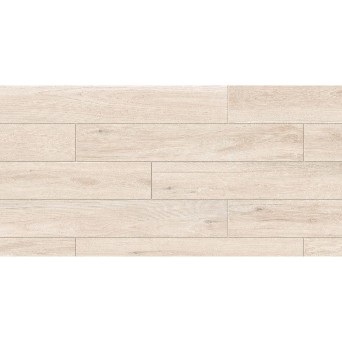 Milestone - Native Series - 8" x 48" Wood Look Porcelain Tile - Poplar ...