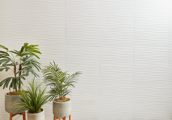 Arizona Tile - 3D Series - 12" x 22" Ceramic Tile - White Blade - Floorzz