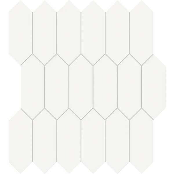 Arizona Tile - S-Series - Porcelain Picket Mosaic - Canvas White - Floorzz
