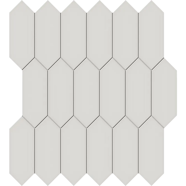 Arizona Tile - S-Series - Porcelain Picket Mosaic - Halo Grey - Floorzz