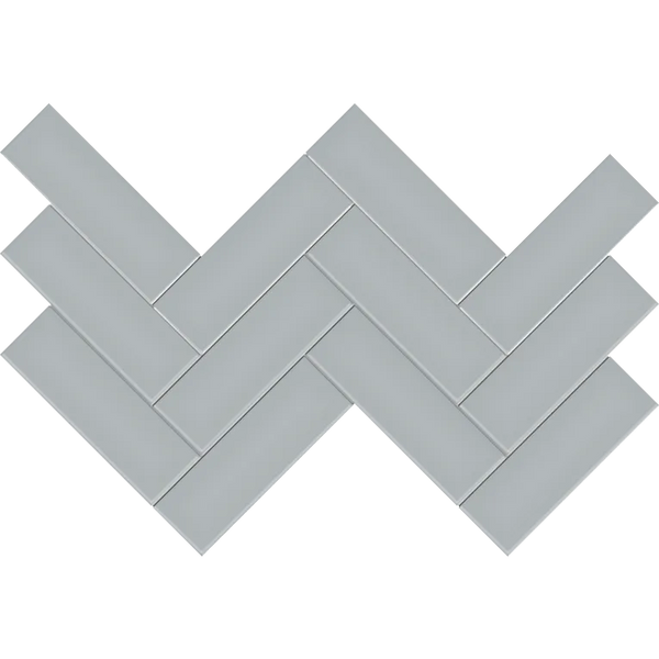 Arizona Tile - S-Series - 2" x 6" Porcelain Herringbone Mosaic - Cloud ...