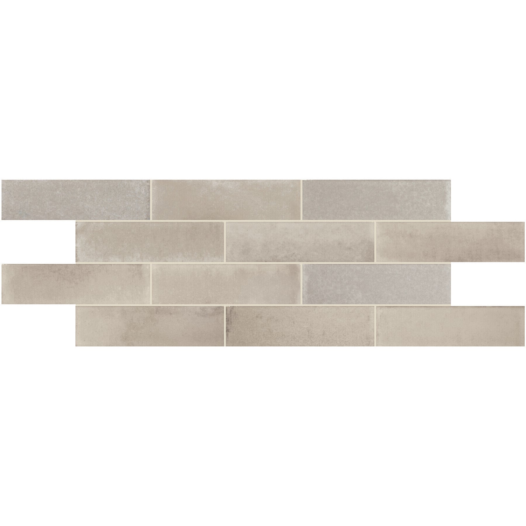 American Olean - Conrad Brick 2" x 8" Glazed Porcelain - Linen - Floorzz