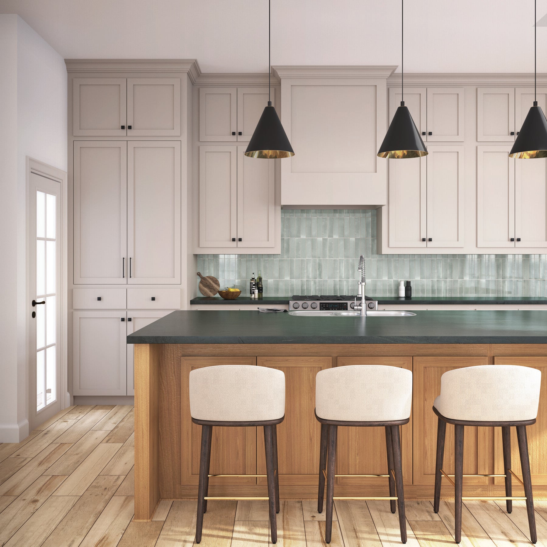 American Olean - Conrad Brick 2" x 8" Glazed Porcelain - Sage — Floorzz