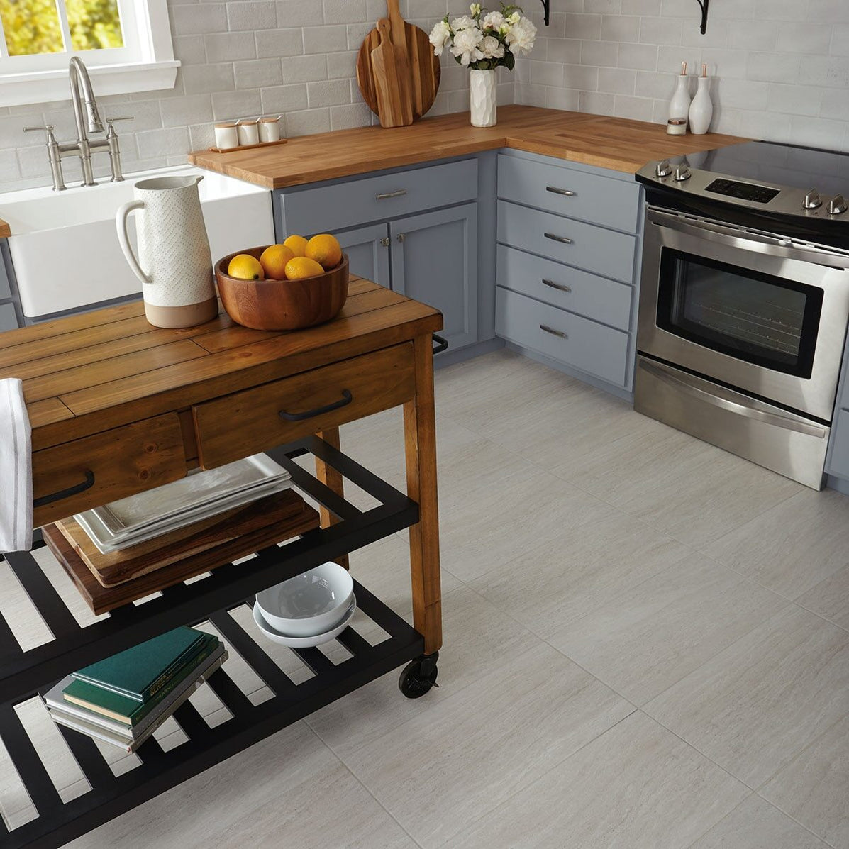 American Olean - Sunset Falls 12" x 24" Floor Tile - White SF15 — Floorzz