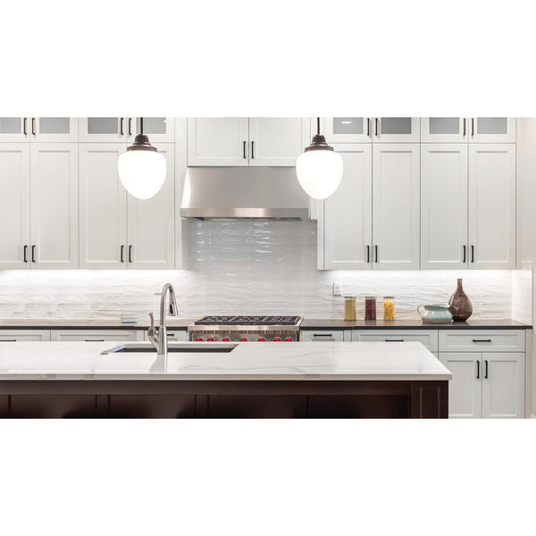 Anatolia - Marlow 3 in. x 12 in. Glazed Ceramic Tile - Cloud Glossy ...