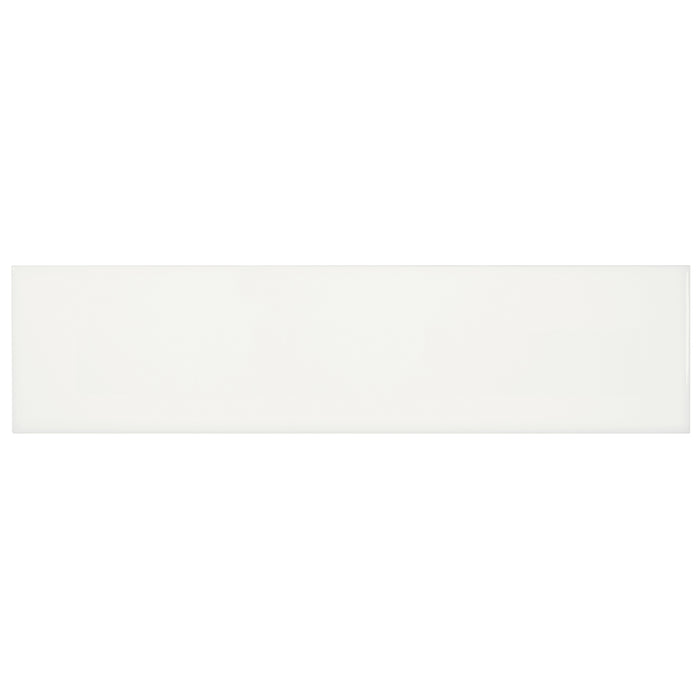 Anatolia - Soho Collection 4 in. x 16 in. Wall Tile - Canvas White Glo ...