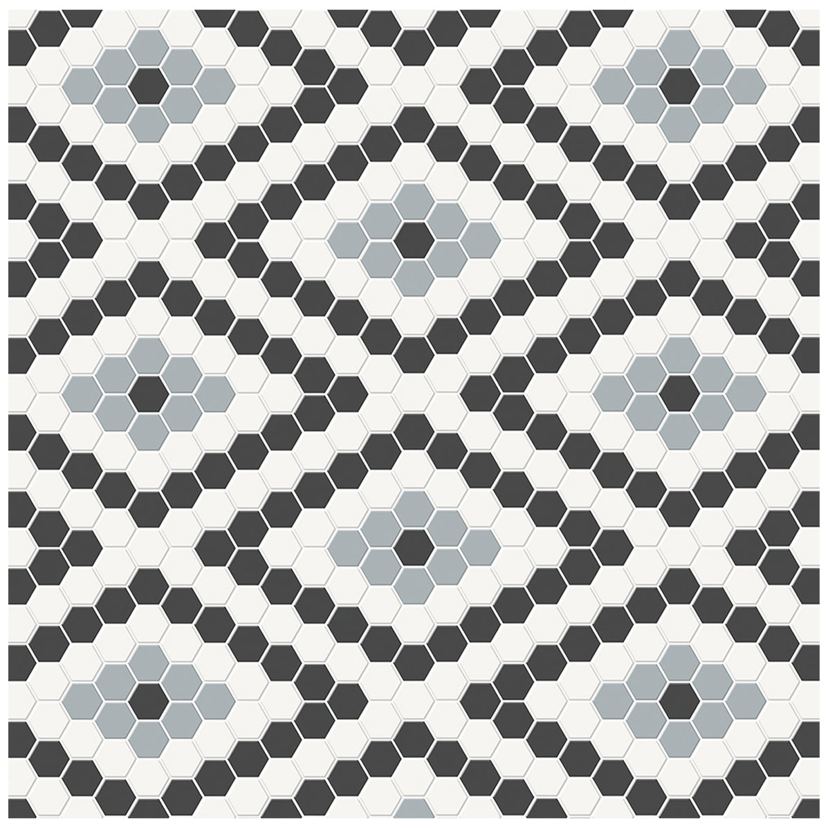 Anatolia - Soho Porcelain - Diamond Pattern Mosaic - Dawn Blend Matte ...